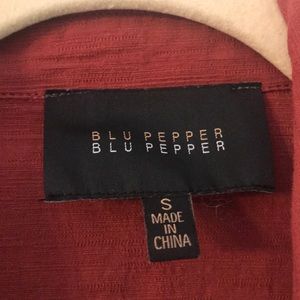 Blu Pepper | Jackets & Coats | Boutique Rustic Red Jacket | Poshmark